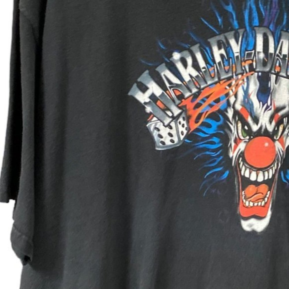 Harley Davidson Evil Clown Carson City Lake Tahoe Tee… - Gem